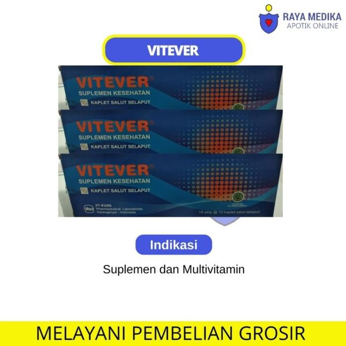 Jual VitEver Vitamin Multivitamin Suplemen Lengkap Untuk Daya Tahan ...