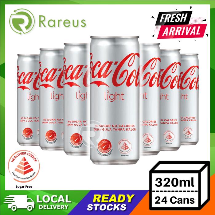 Jual Coca-Cola Coke Light / Diet Coke Carton (320ml X 24 Cans ...