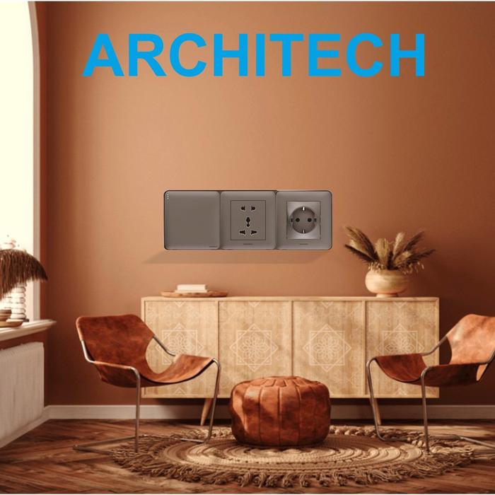 Jual Produk Architech FRAME / BINGKAI Infinity Brown Stop Kontak ...