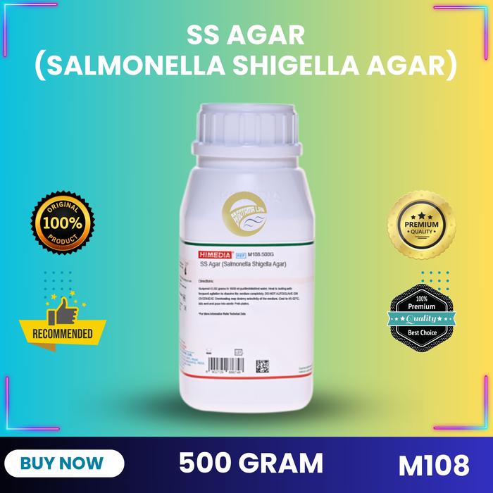 Jual SS Agar (Salmonella Shigella Agar), Media Mikrobiologi, 500 gram ...