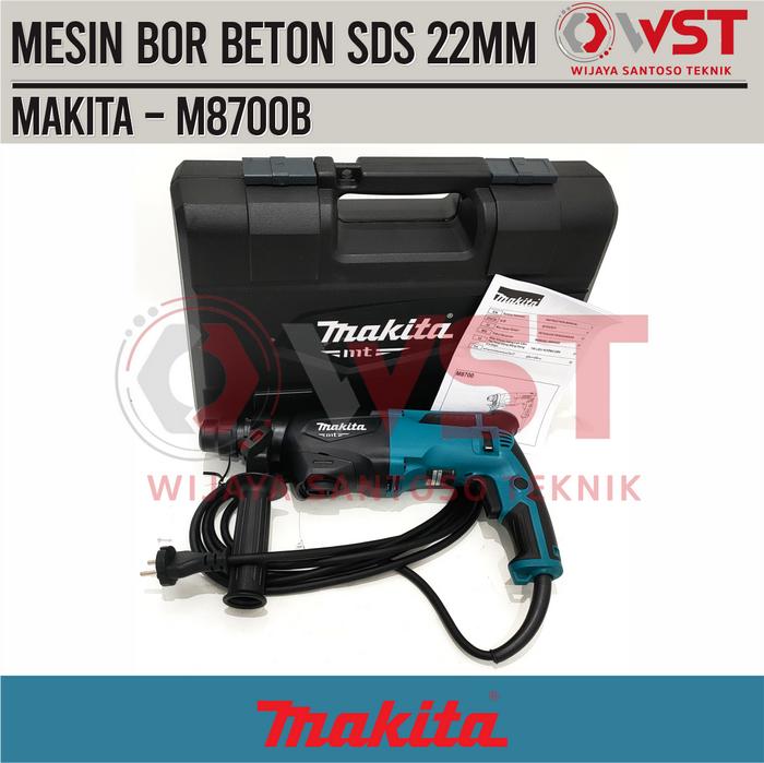 Jual Makita M8700B Mesin Bor Beton 22mm Rotary Hammer Drill 2 mode ...