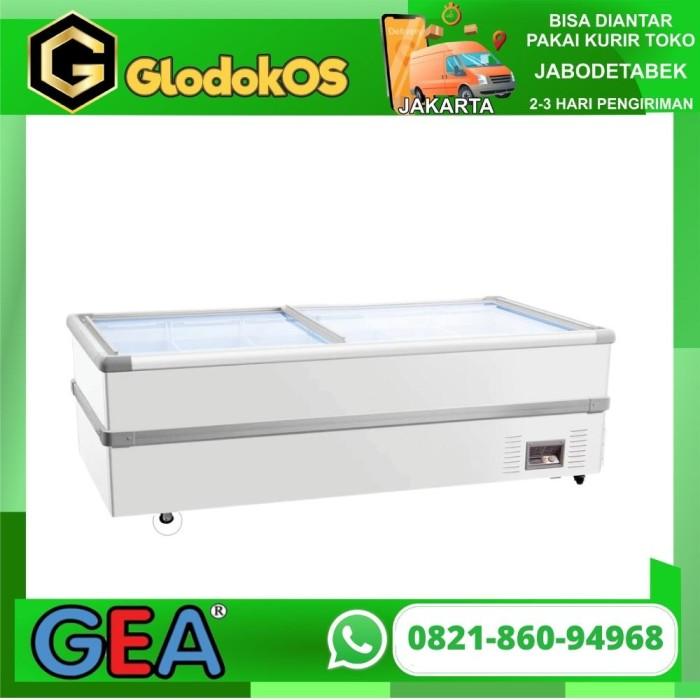 Jual ISLAND FREEZER GEA SCD 1180 SLIDING GLASS FLAT 2 KOMPRESOR ...