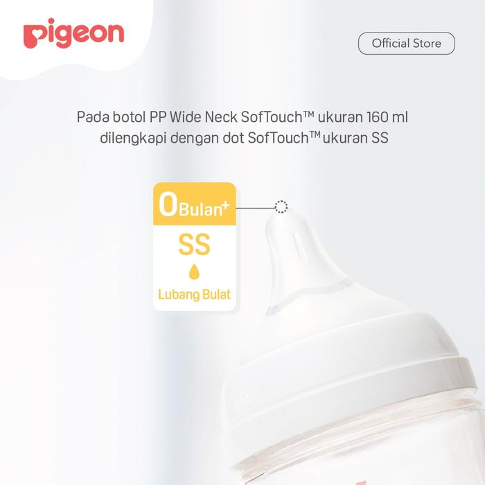 Jual Pigeon Botol Bpp Wide Neck 240ml Beruang W/ Softouch Nipple Di Seller Zenin - Cengkareng ...