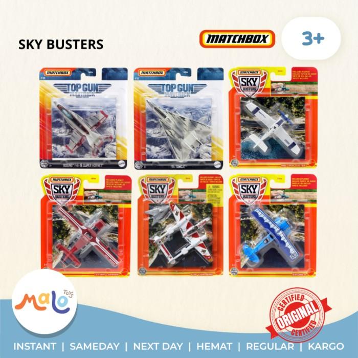 Jual Matchbox Sky Busters [original] Mattel Airplane Helicopter Die ...