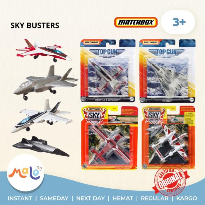 Jual Matchbox Sky Busters [original] Mattel Airplane Helicopter Die ...