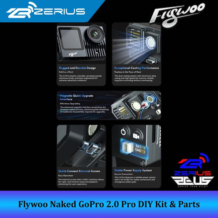 Jual Flywoo Naked Gopro 2.0 Pro Diy Kit And Parts - Gp11 Diy Kit Di ...