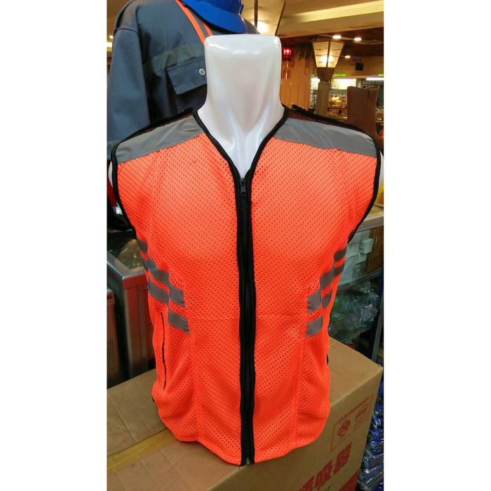 Jual Rompi Safety Orange Model Terbaru - Rompi Proyek Jaring -Rompi ...