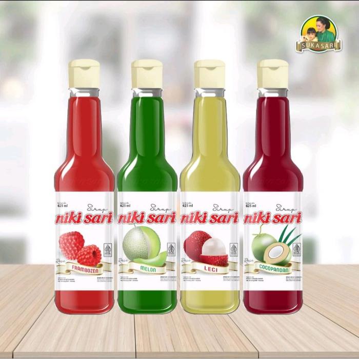 Jual [625 ML] SIRUP NIKISARI BOTOL PET - NIKI SARI - SIRUP MANIS RASA ...