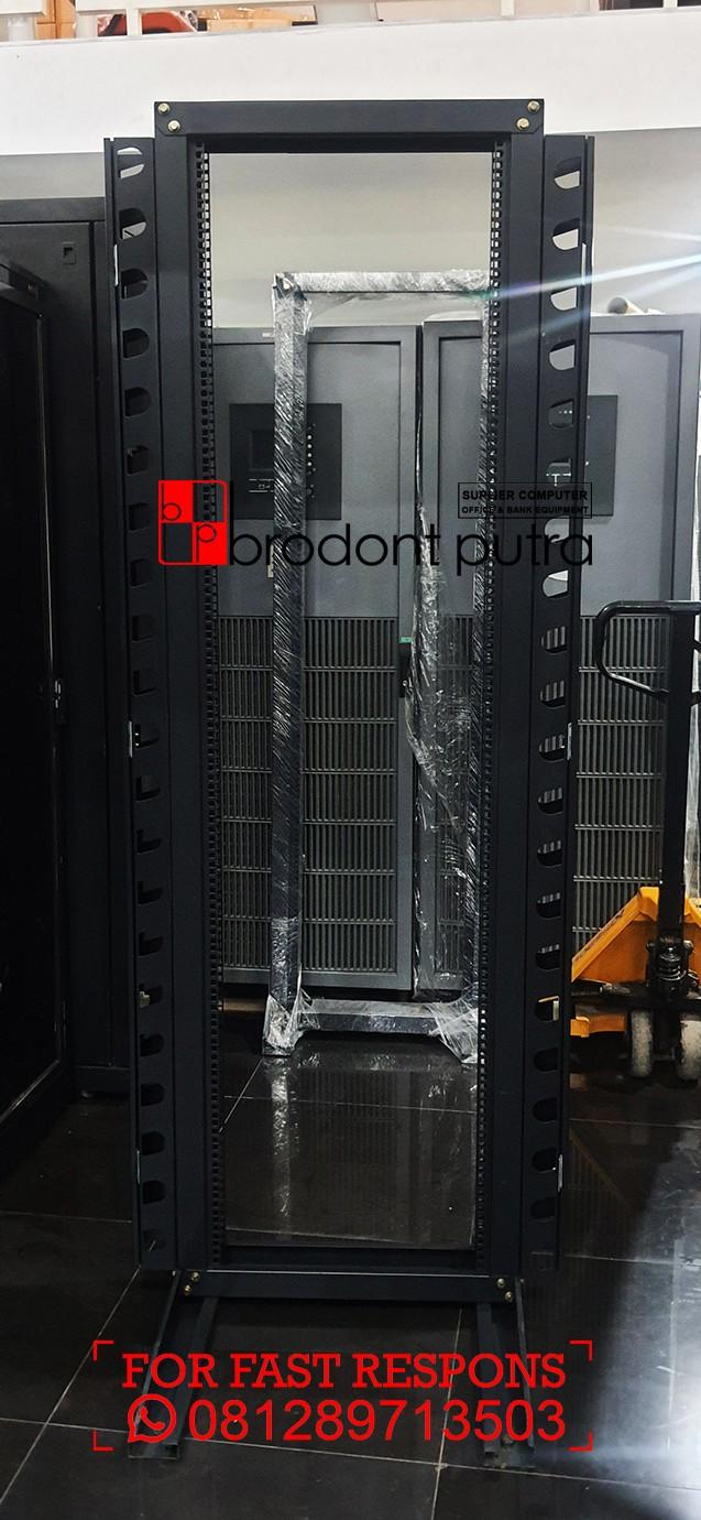 Jual Open Rack 19 inch with wire management vertical Best - Kota ...