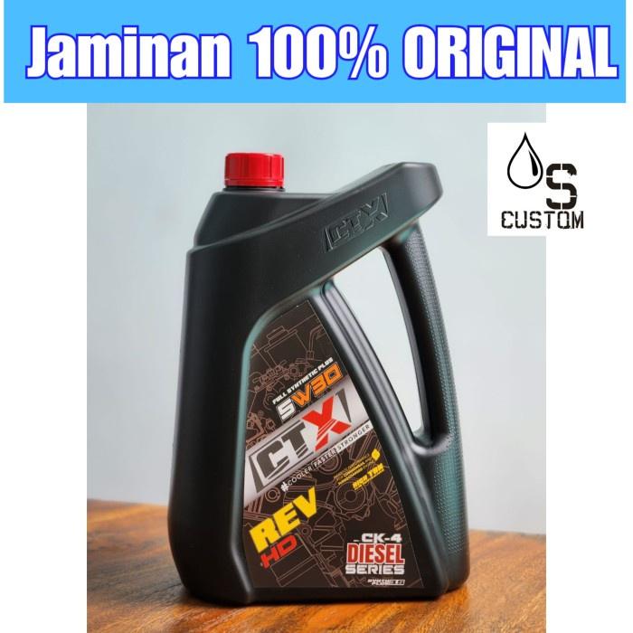 Jual STOK TERBARU & READY, OLI DIESEL CTX REV HD 5W30 4 LITER FULL ...
