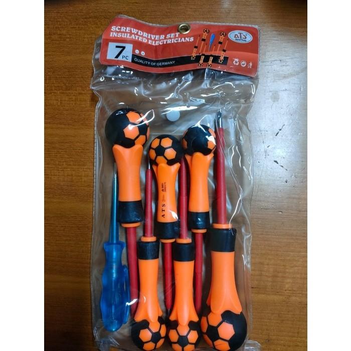 Jual Oben Listrik Set 7 pcs ATS Insulated Electrical Screwdriver ...