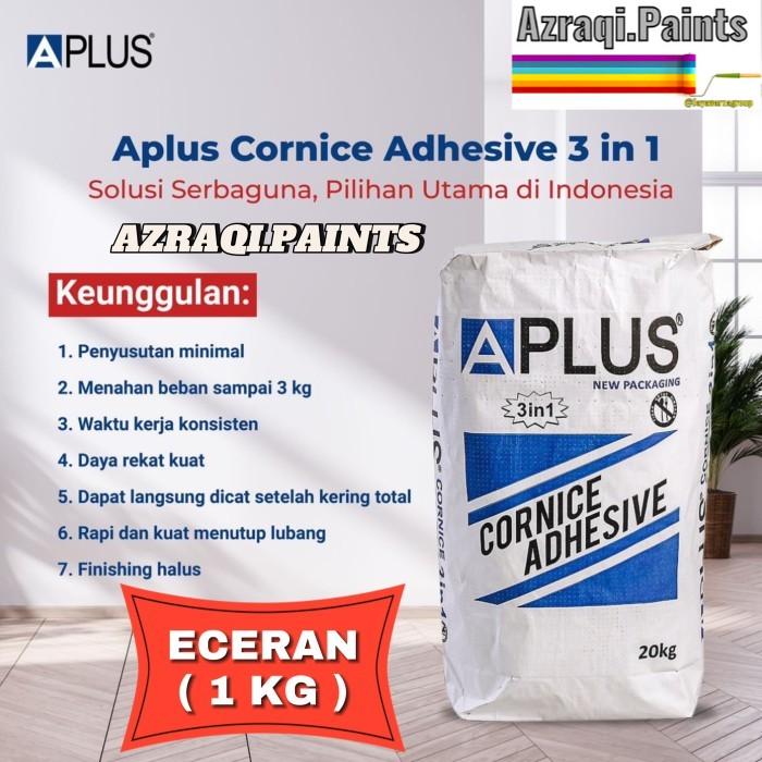 Jual KOMPON GIPSUM APLUS ( 1 KG ) ECERAN / COMPOUND GYPSUM CORNICE ...