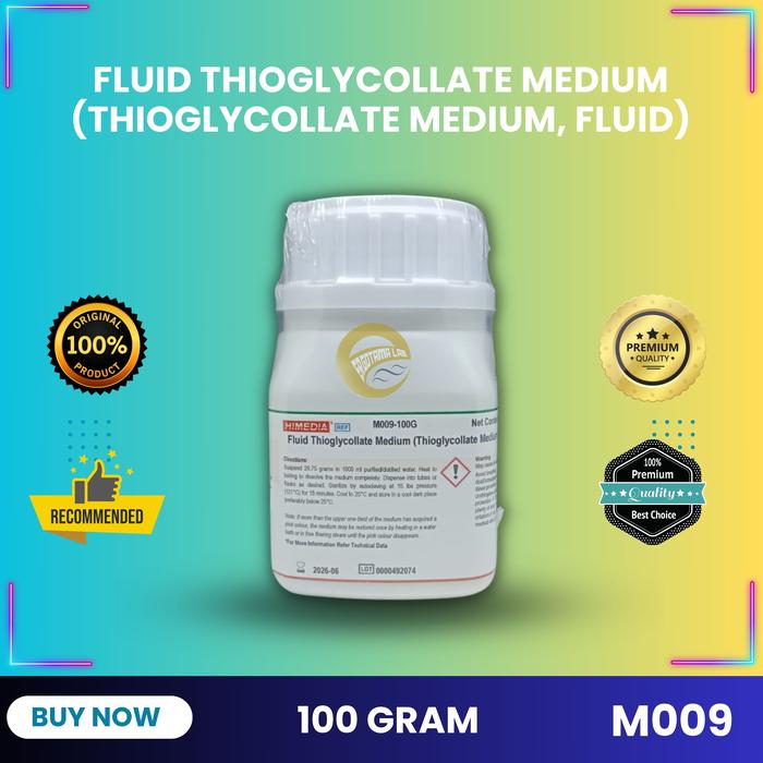 Jual Fluid Thioglicholate Medium - Media Mikrobiologi, 100 gram - Kab ...