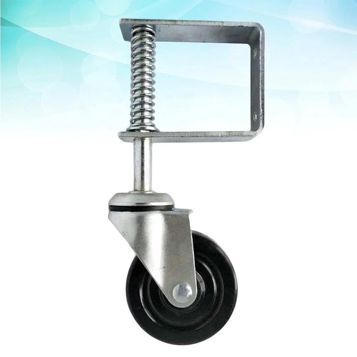 Jual Spring Loaded Gate Castersss 4Inch Gate Castors Wheels Heavy Duty ...