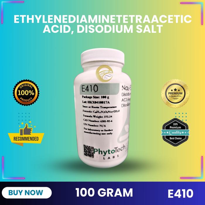 Jual EDTA disodium salt dihydrate | Na2EDTA, 100 gram - Kab. Bogor ...