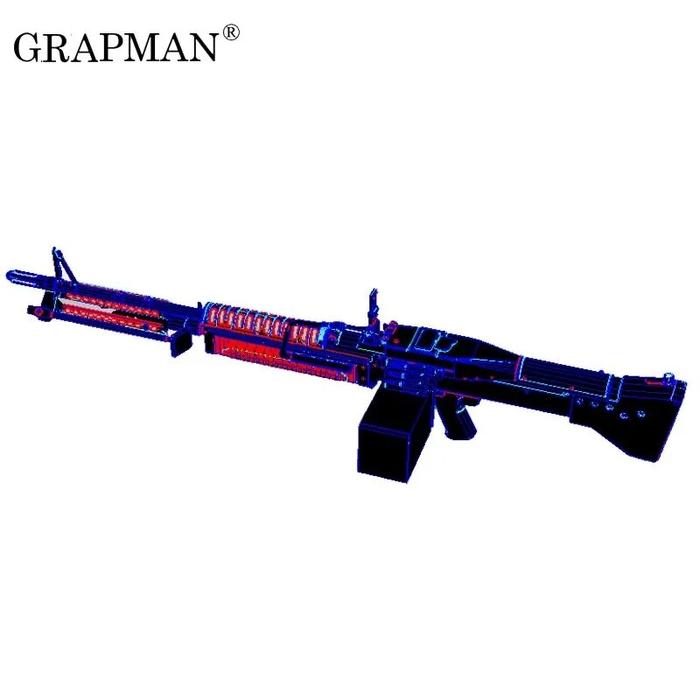 Jual M60 Machine Gun 3D Paper Model Diy Puzzle Manual Papercrafts Toy ...