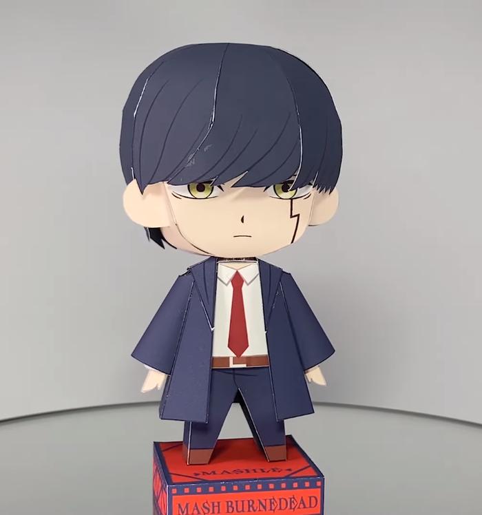 Jual Mashle papercraft miniatur action figure diy kerajinan kertas ...