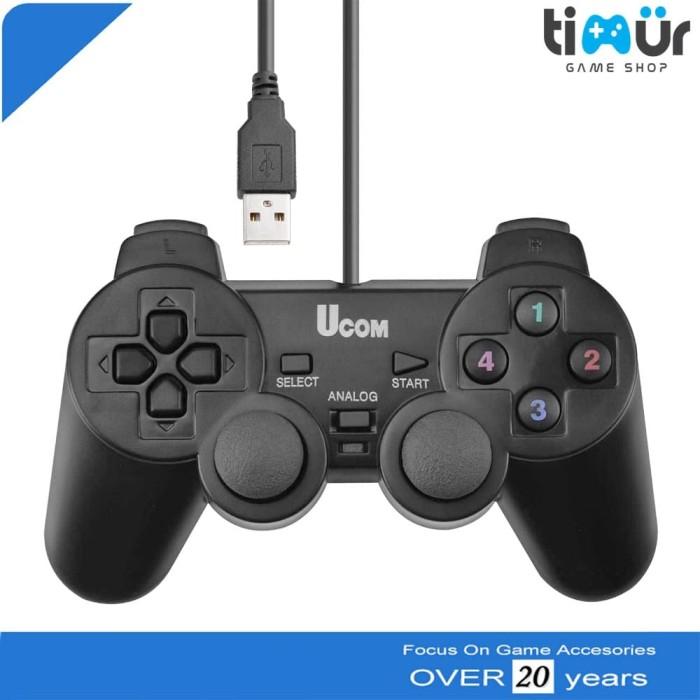 Promo Double Usb Wired Pc Dual Shock Joypad Joystick Controller Ucom Kota Bekasi Timur