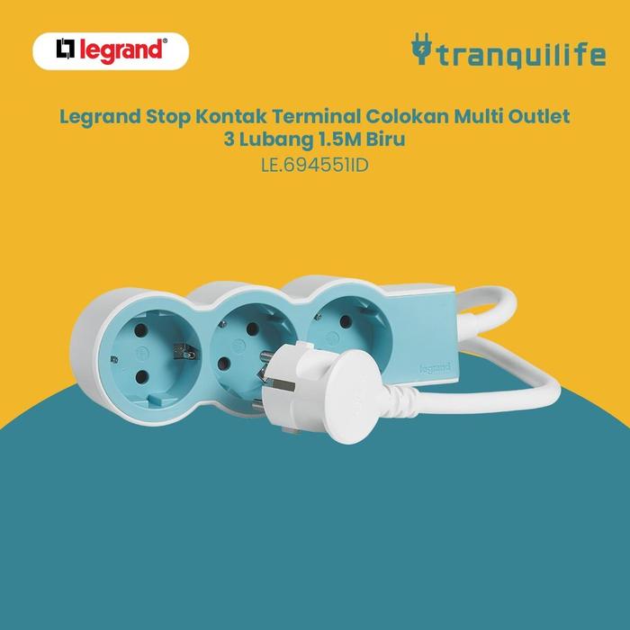 Promo Legrand Stop Kontak Terminal Colokan Multi Outlet 3 Lubang 1.5M ...