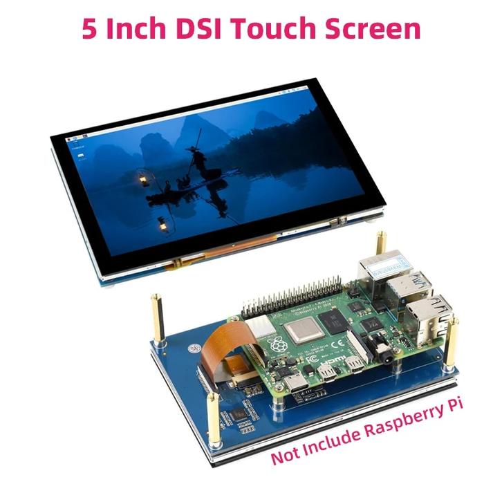 Jual 5 Inch Dsi Lcd For Raspberry Pi Capacitive Touch Screen 800X480 B ...
