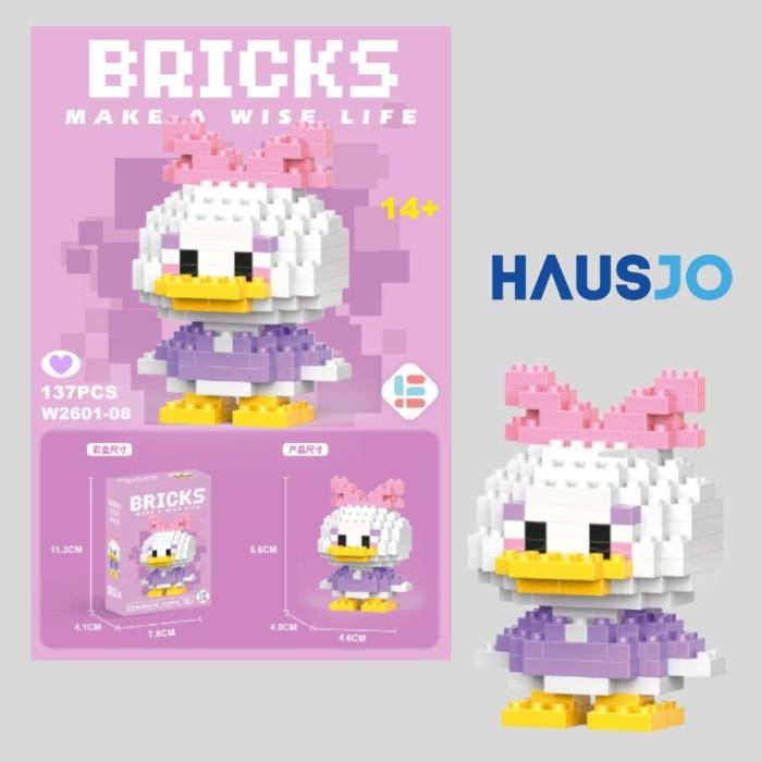 Jual Bricks DIY Nano Block Mini Toys Model Kartuun Building Blockk ...