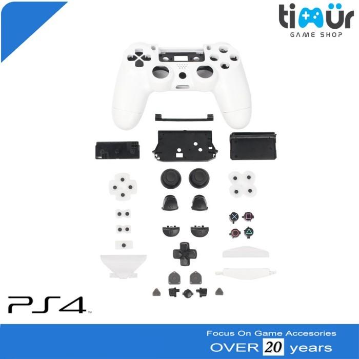 Promo Casing Stik Stick PS4 Wireless DS4 Slim Light Bar Fullset Putih ...