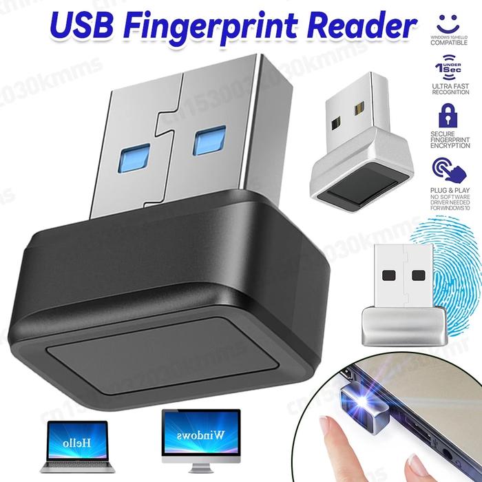 Jual USB Fingerprint Reader Module 360° Touch FIDO U2F Biometric ...