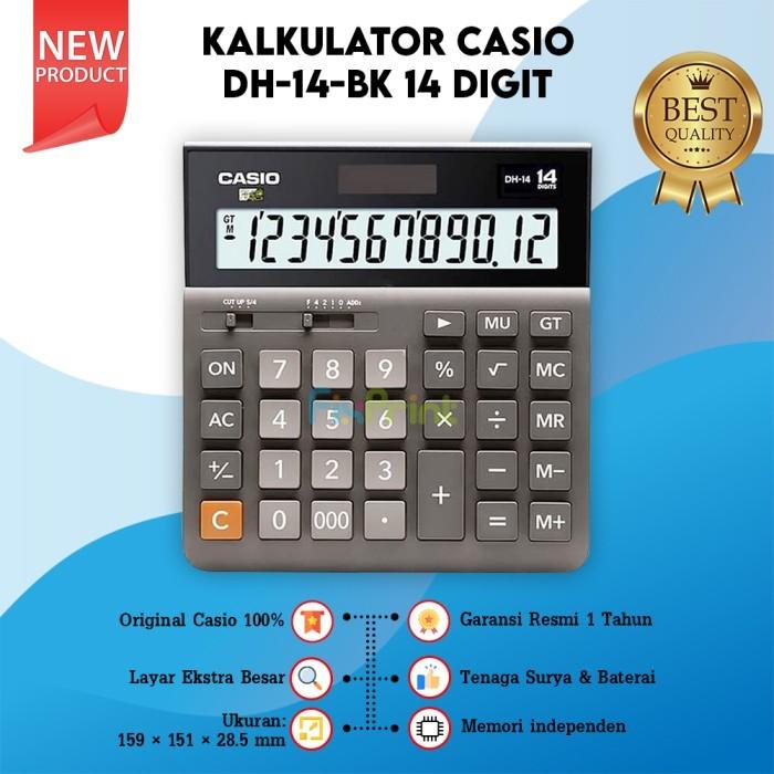 Jual Casio Calculator Desktop Meja New Kalkulator Perhitungan Dasar ...