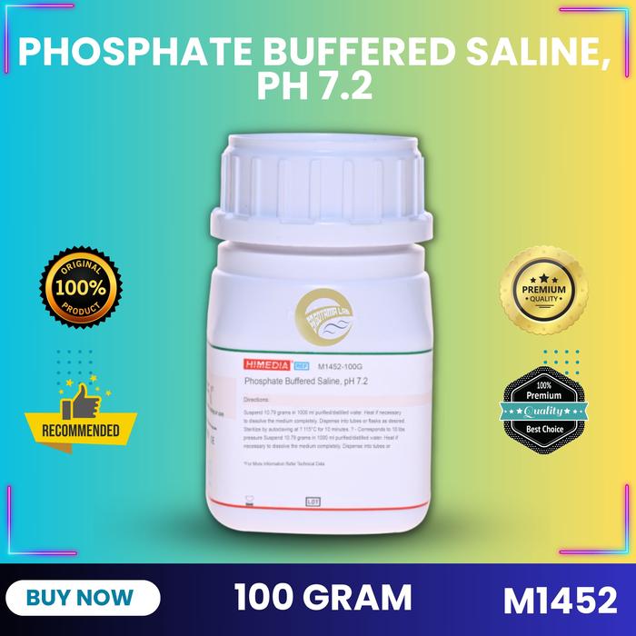 Jual Phosphate Buffered Saline, pH 7.2 (Powder), 100 gram - Kab. Bogor ...