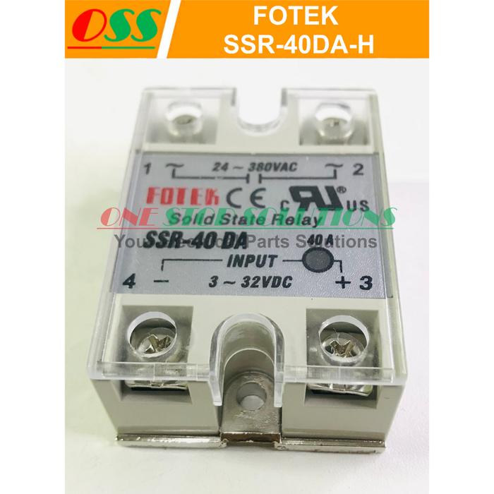 Jual Fotek Ssr-40Da-H / Ssr 40Dah Solid State Relay Fotek 40 Amper - Kota Bogor - Artho Joyo ...