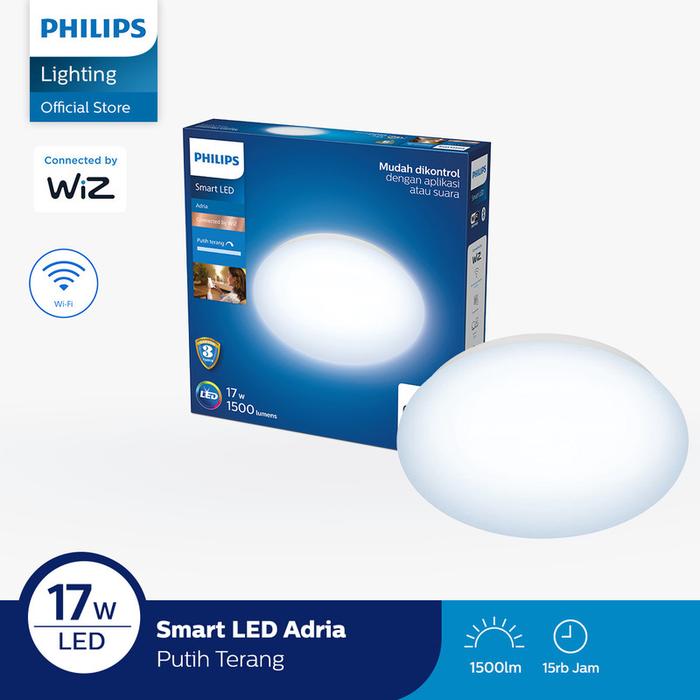 Promo [PROMO] Philips Lampu Smart WiFi Ceiling Adria 17W Tunable White ...