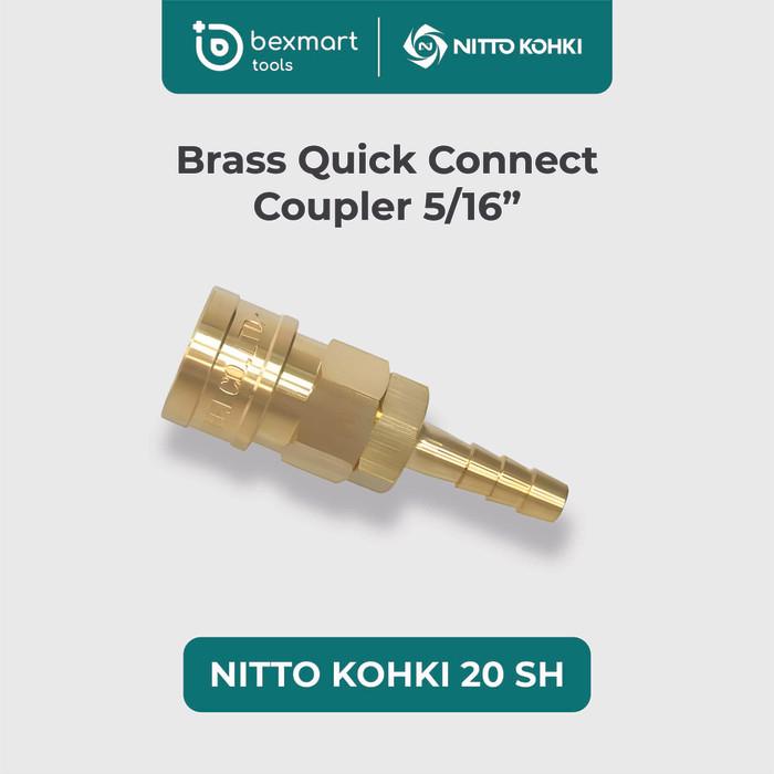 Jual Quick Coupler Coupling Angin 20 SH Brass Kuningan Nitto Kohki Best - Kab. Semarang ...