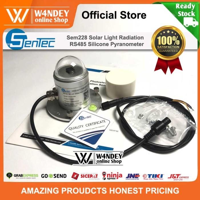 Jual Sentec Sem228 Solar Light Radiation Meter RS485 Silicone ...