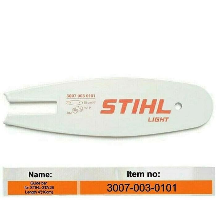 Jual Guide Bar Chain Saw GTA-26 4 Inch STIHL ORIGINAL Best - Kota ...
