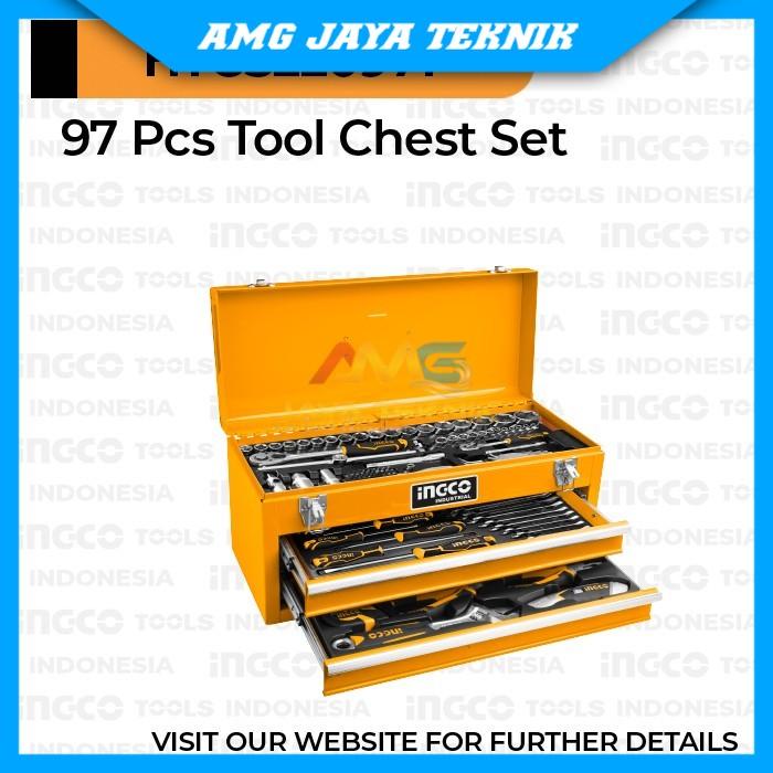 Jual TOOLS SET Box Kotak Perkakas 97-Pcs Mechanical Tool Chest Set ...