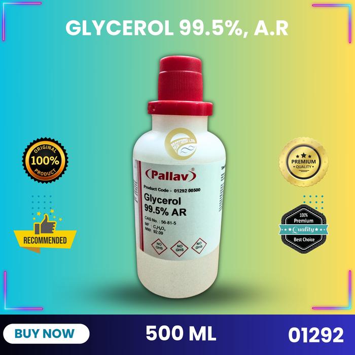 Jual Glycerol 99.5%, A.R | C3H8O3, 500 ml - Kab. Bogor - Ergotama Lab ...