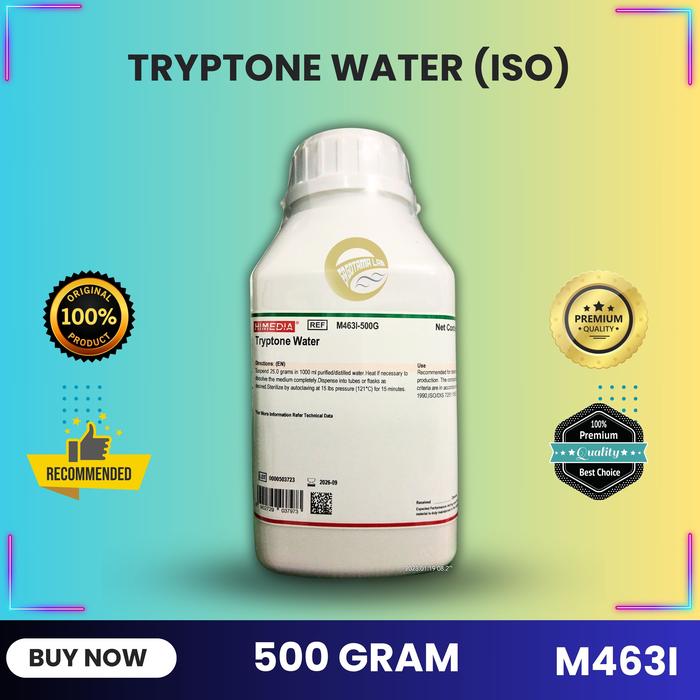 Jual Tryptone Broth (Tryptone Water), ISO - Media Mikrobiologi, 500 ...