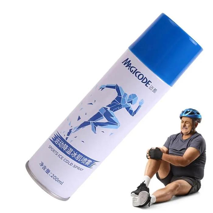 Jual Cool Spray Ice Cold Muscle Spray For Sports Joint Cooling 200ml ...
