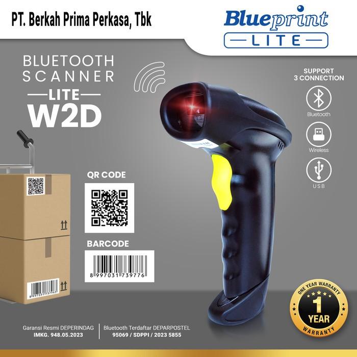 Promo Barcode Scanner 2D Blueprint Lite W2D Auto Scan USB+BT+Wireless ...
