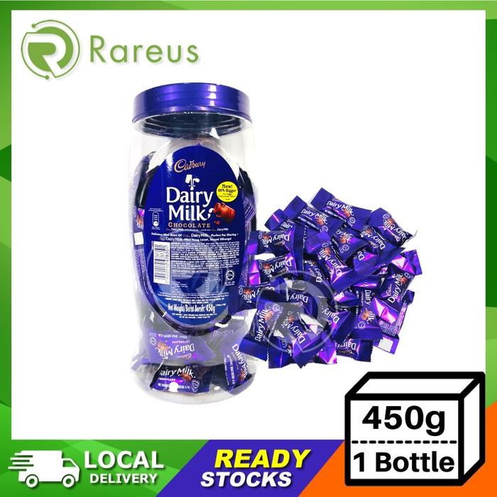 Jual Cadbury Dairy Milk Chocolate Mini Bar Halal (450g X 1 Bottle) - Kab. Tangerang ...