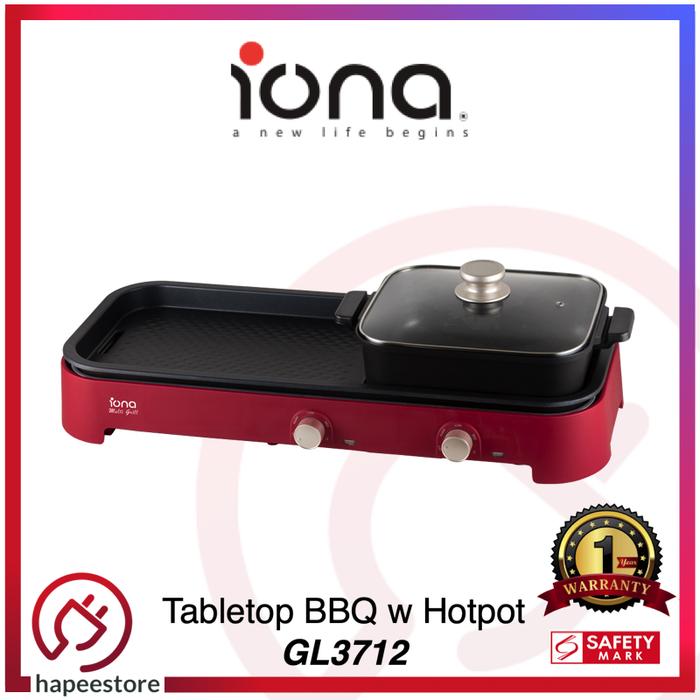 Jual IONA 2-in-1 Steamboat Large BBQ Grill With 4.2L Hotpot - GL3712 - Jakarta Pusat - Inspirasi ...