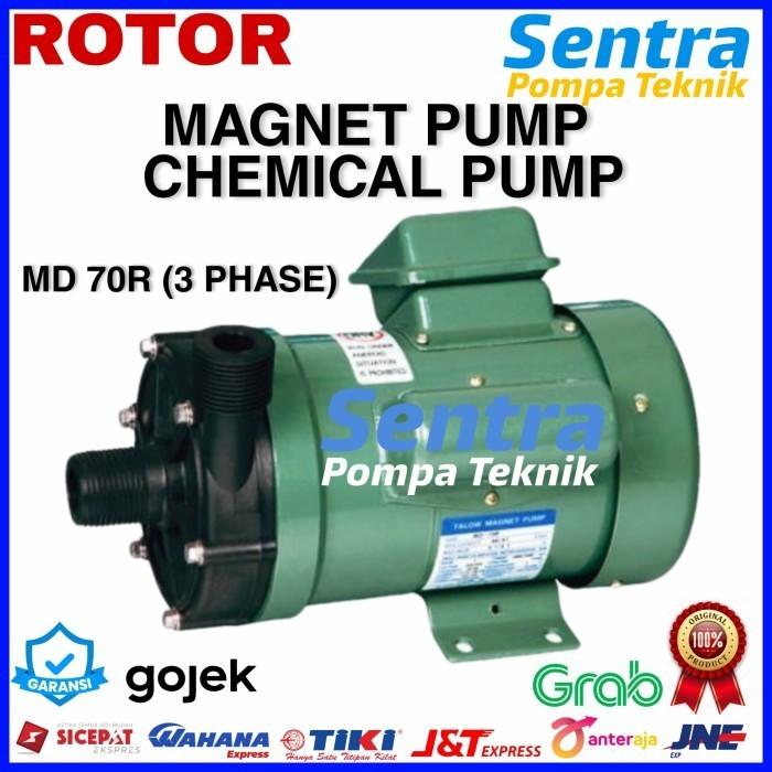 Jual Magnet pump Chemical pump Pompa sirkulasi ROTOR MD 70R 380V 3Phase - Jakarta Barat - MITRA ...