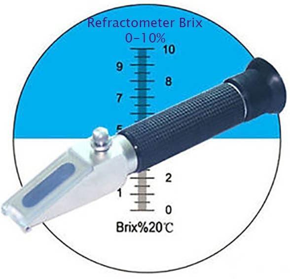 Jual Refractometer Brix 0-10% Gula Buah Sayur Jus Fruit Vegetable Juice ...