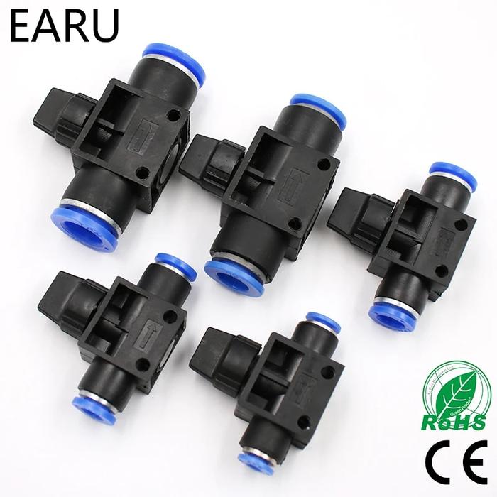 Jual Improvement Pneumatic Air 2 Way Quick Fittings Push Connector Tube ...