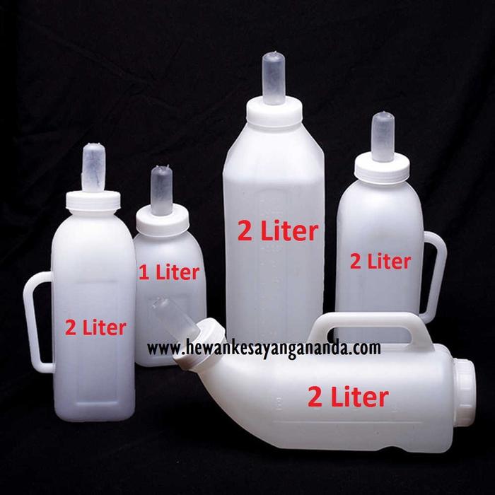 Jual Botol Susu Pedet / Anak Sapi Kuda Kerbau Kapasitas 1 liter 2 liter ...
