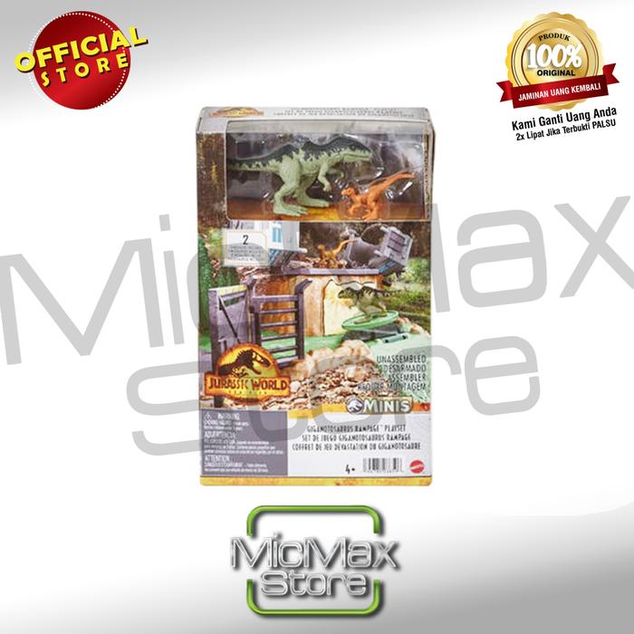 Promo Jurassic World Minis Dino Playset Asst HFF10 - Giganotosaurus ...