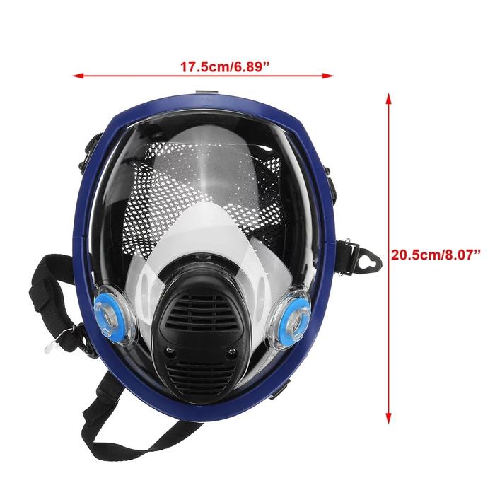 Jual Working Chemical Gas Mask, 6800 Full Face Mask, Respirator, Full ...