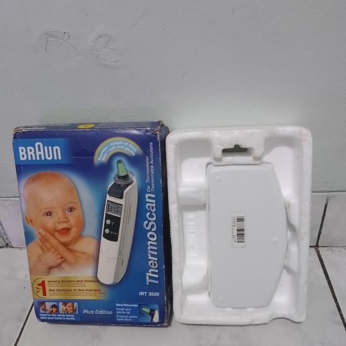 Jual Braun thermoscan Ear IRT 3520 Digital Termometer Telinga Kuping ...