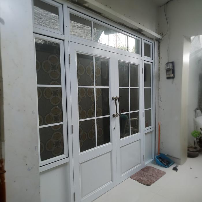 Jual Pintu Mahkota Alumunium Kusen Alutama Partisi Kaca dan ACP ...