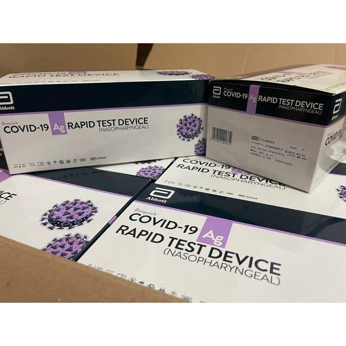 Jual [sale] Abbott Bioquinasal & Naso Antigen Swab 1 Box Isi 25pcs Di ...